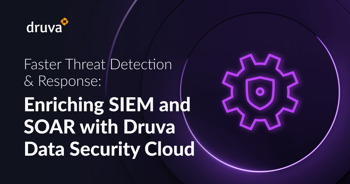 Druva | Faster Threat Detection & Response: Enriching SIEM and SOAR ...