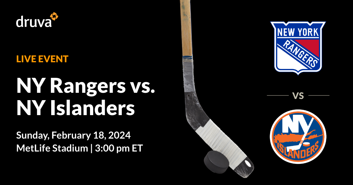 Druva | NY Rangers vs. NY Islanders - NHL Stadium Series